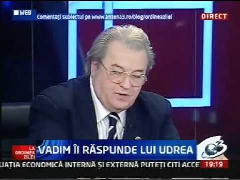 Vadim Tudor ii raspunde lui Udrea