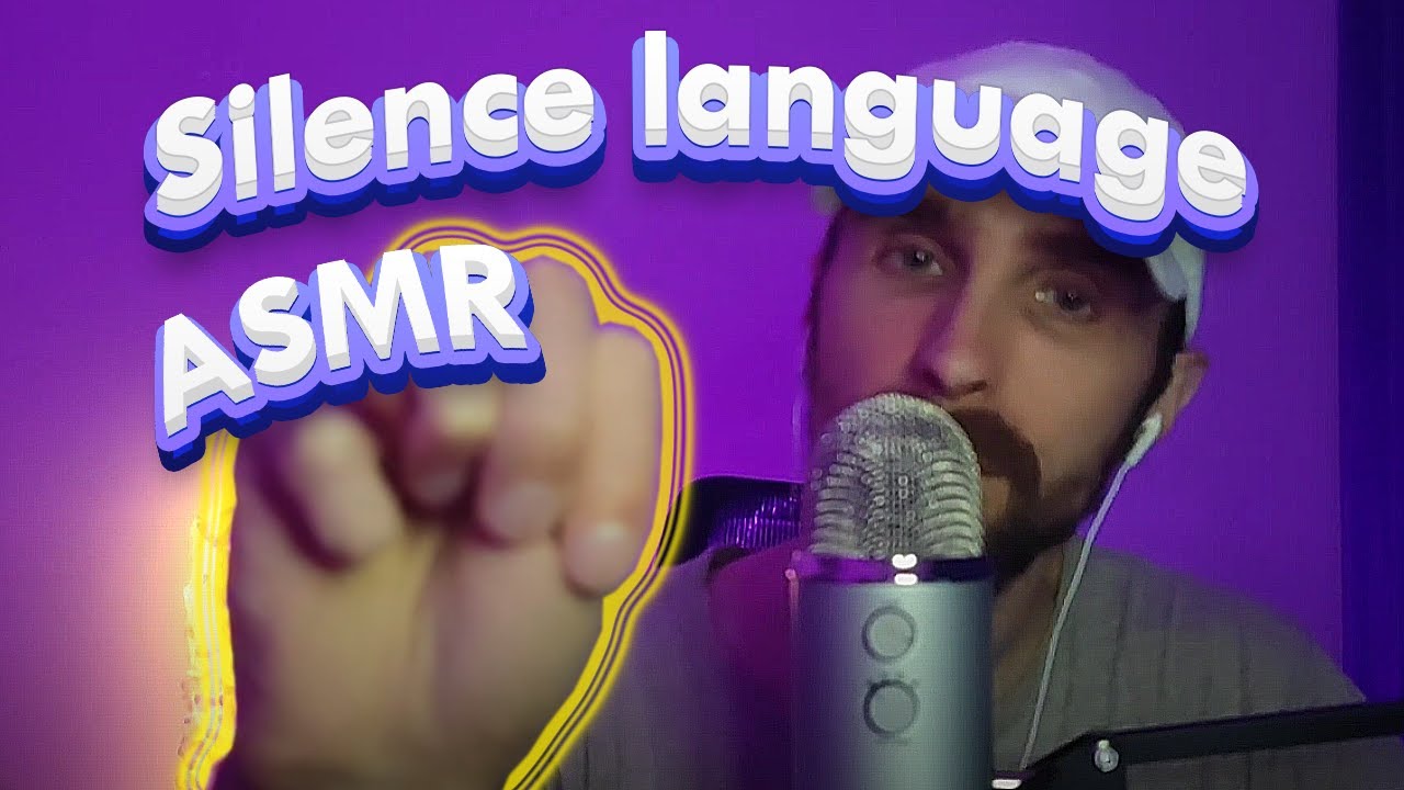 ASMR whisper silence language alphabet, clicky ASMR - YouTube