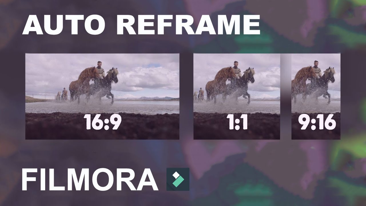 How to use Auto Reframe In Filmora 12 - Tutorial - YouTube