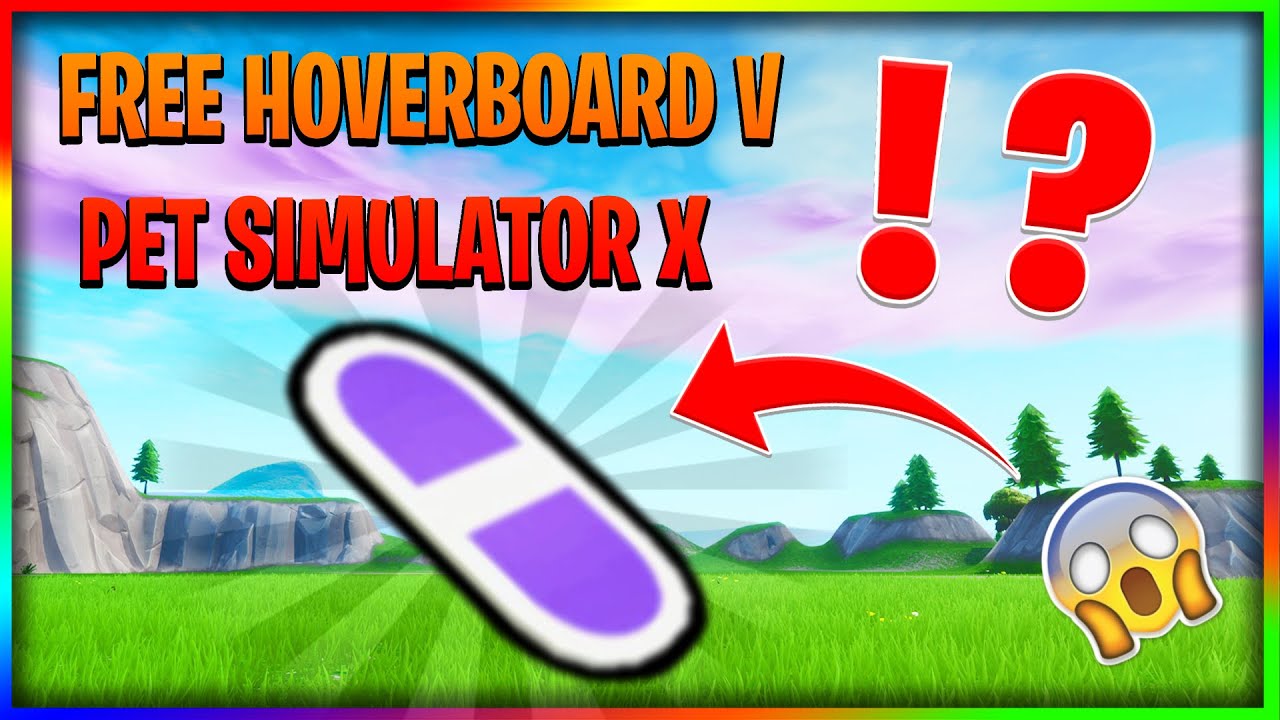 Návod jak Získat FREE Hoverboard v Pet Simulátor X!! - YouTube