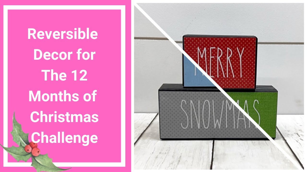 Quick and Easy Reversible Christmas and Winter Block Set- 12 Months of ...
