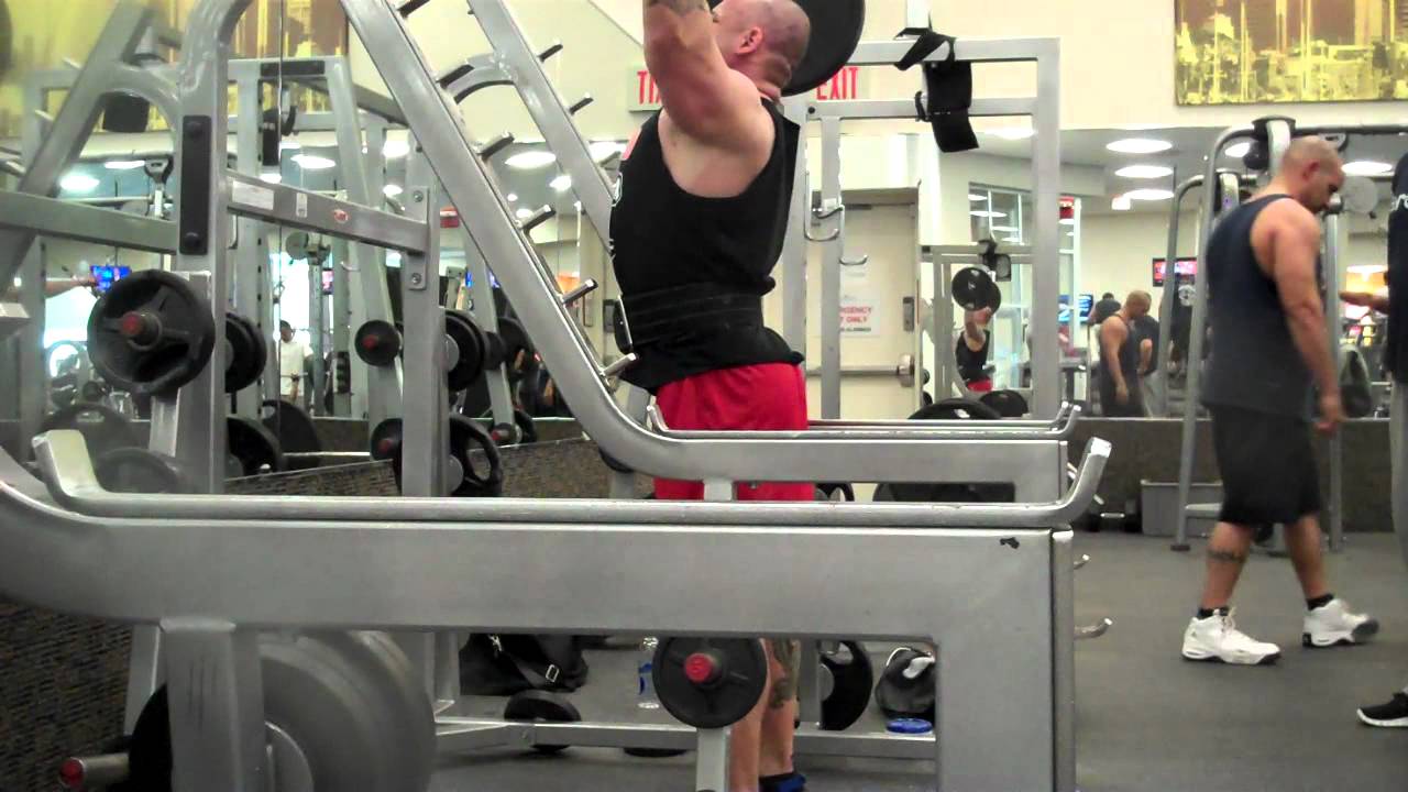 240 BodyWeight OH press - YouTube