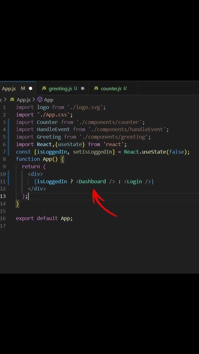 Conditional Rendering In React Js Reactjs Shorts Frontend