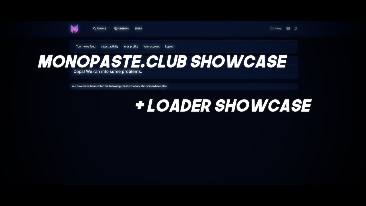 Monolith.club showcase (loader + menu) - YouTube