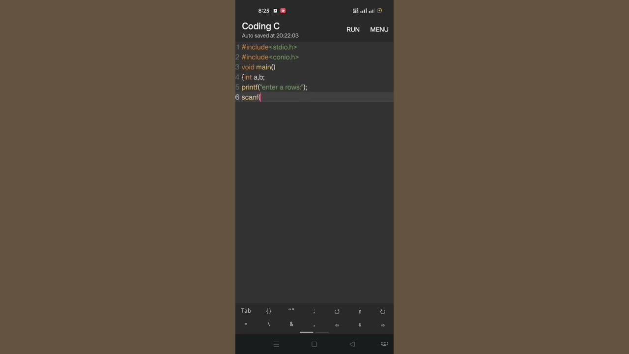 1 Print Pattern C Code In Mobile Code Cprogramming Pattern Youtube 