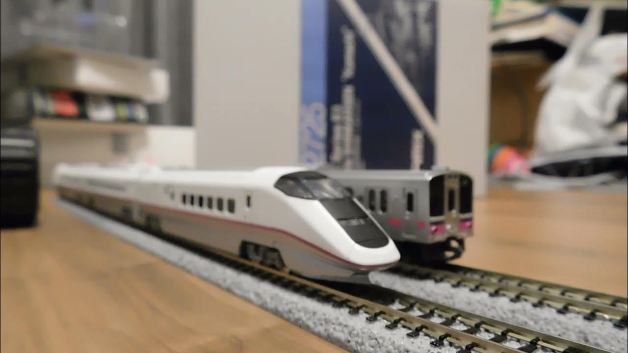 Kato M1＋V5 内側複線用エンドレスセットで遊ぶ〈鉄道模型/Nゲージ/E3系秋田新幹線こまち/701系0番台秋田色〉 - YouTube