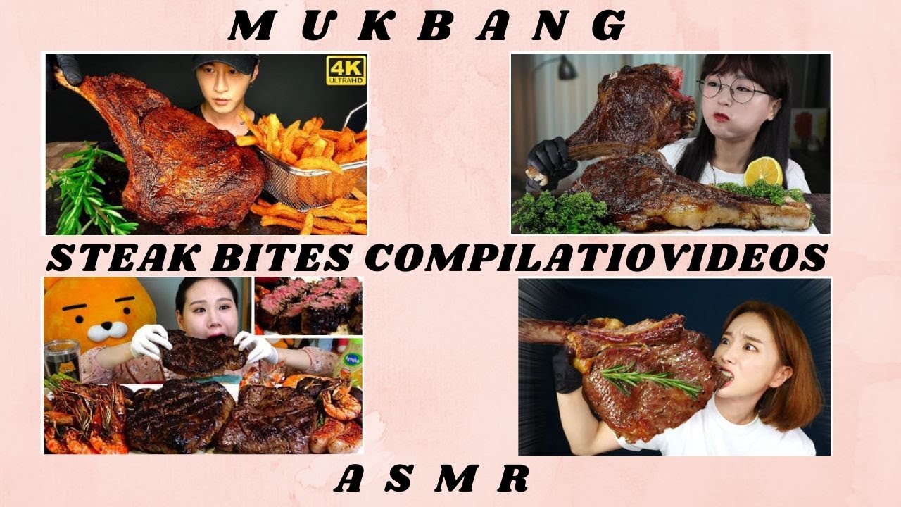 STEAK COMPILATION VIDEOS | STEAK ASMR | STEAK BITES - YouTube