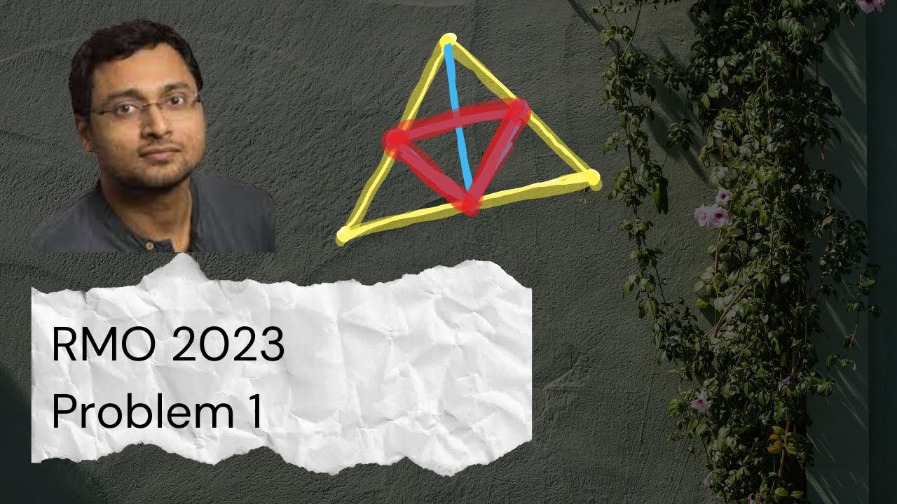 Geometry Challenge from RMO 2023 | Problem 1 | Making a New Triangle ...