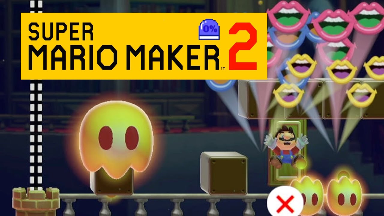 Hidden Blocks Are Sooooo Funny! | 0% Mario Maker 2 - YouTube