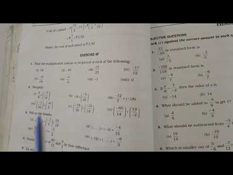 Class7th,Rs Aggarwal maths,exercise-4F,question-1,2,3 - YouTube