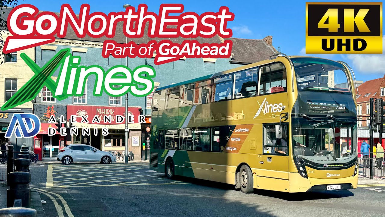 [Go North East Bus: XLines X45 Newcastle to Consett, Metrocentre ...