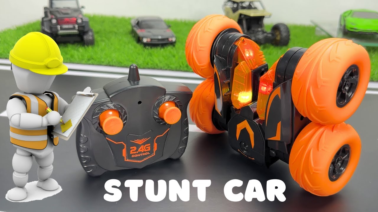"Unboxing and Testing the Awesome Double-Sided Stunt Car!" - YouTube