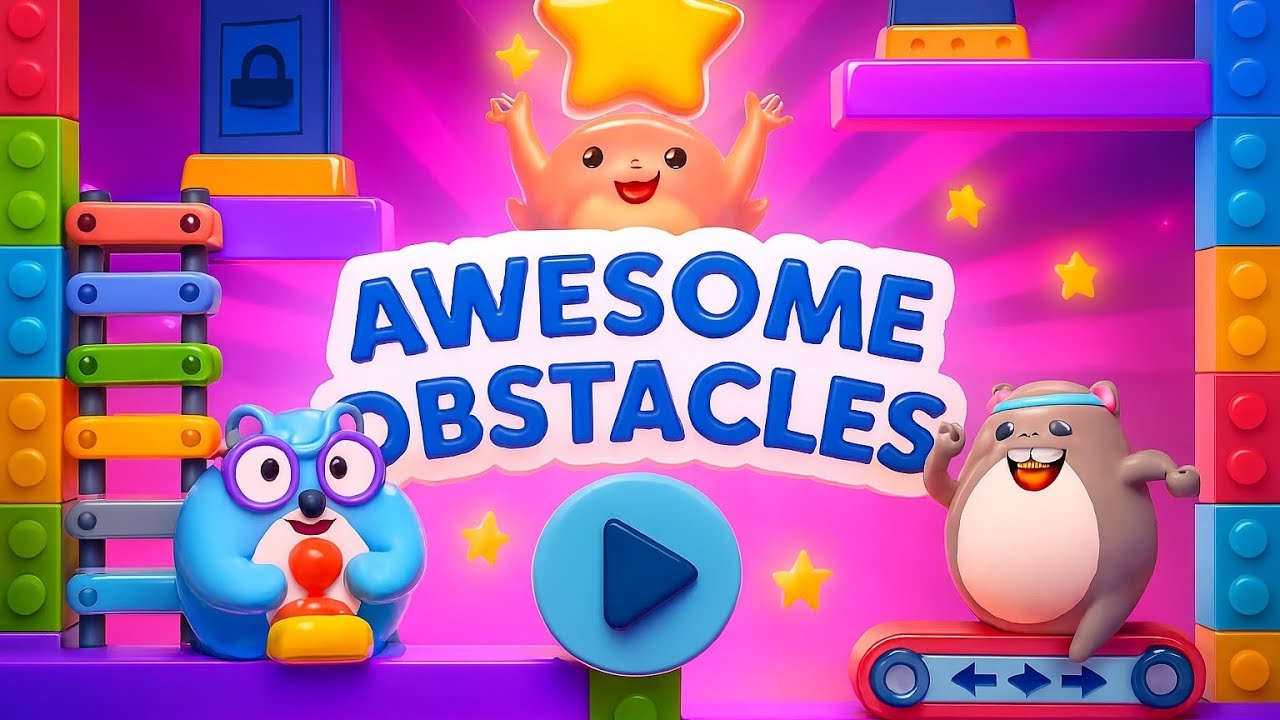 AWESOME OBSTACLES 🌟 PBS Kids Game (mini explorers zone) - YouTube