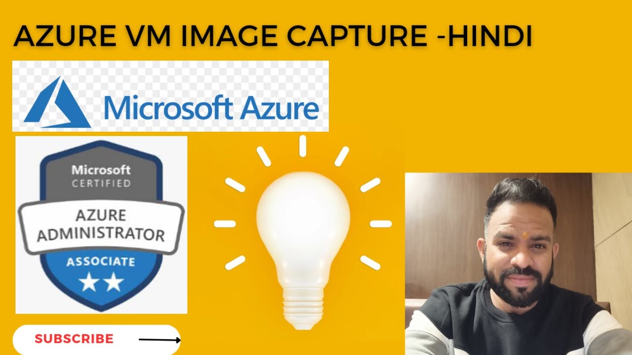 Lec-10 || Azure Virtual Machine Image Capture - Demo in Hindi - YouTube
