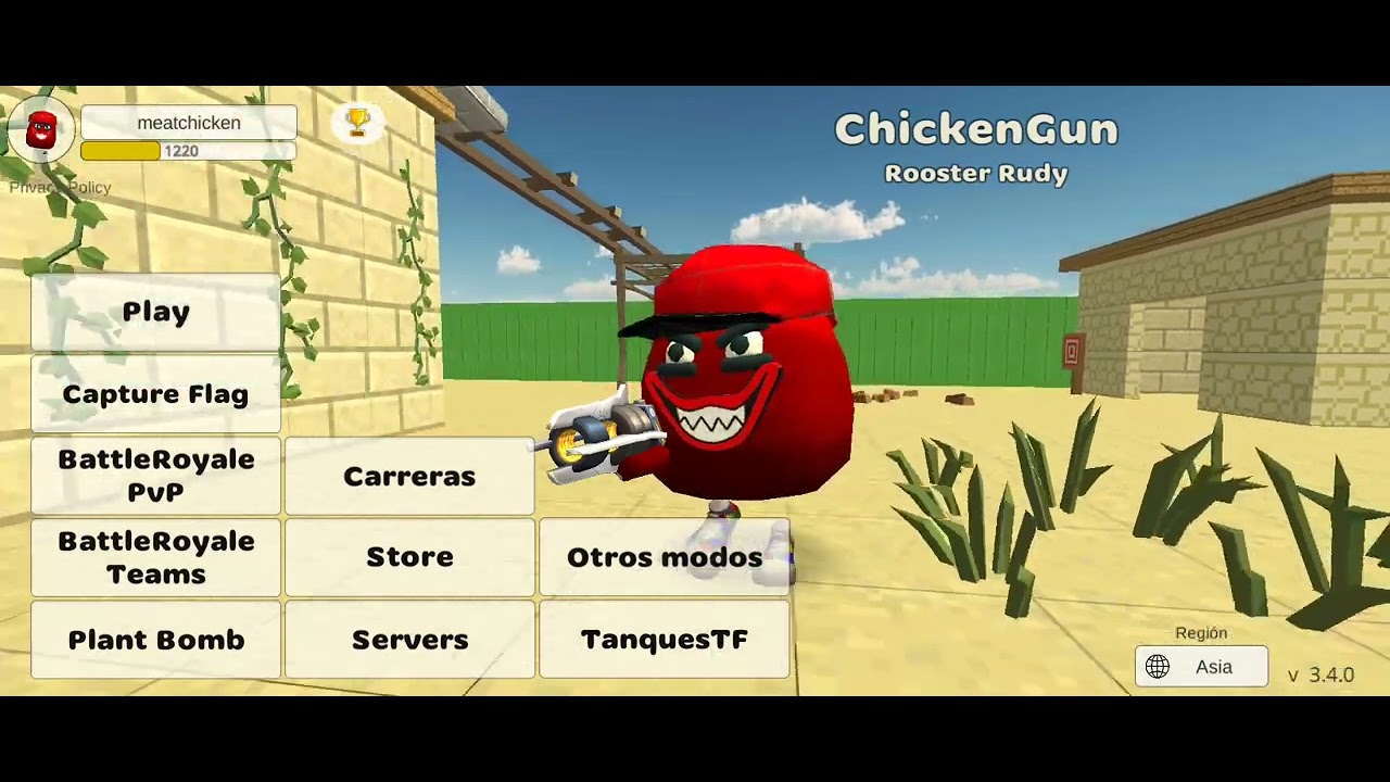cómo invocar al nuevo meat chicken de chicken gun - YouTube