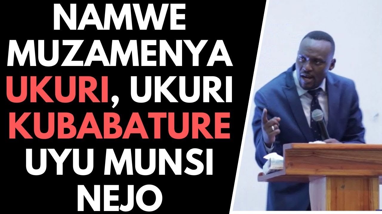 Pastor Nsenga Emmanuel Ati NAMWE MUZAMENYA UKURI, UKURI KUZABABATURA ...