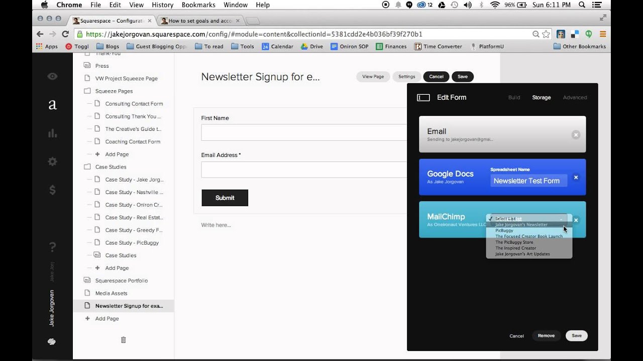 How to create and style e-mail / newsletter opt in forms - YouTube