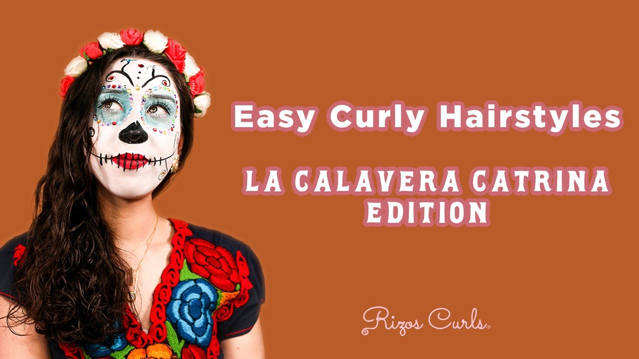 Dia de los Muertos Inspired Curly Hairstyles | La Calavera Catrina ...