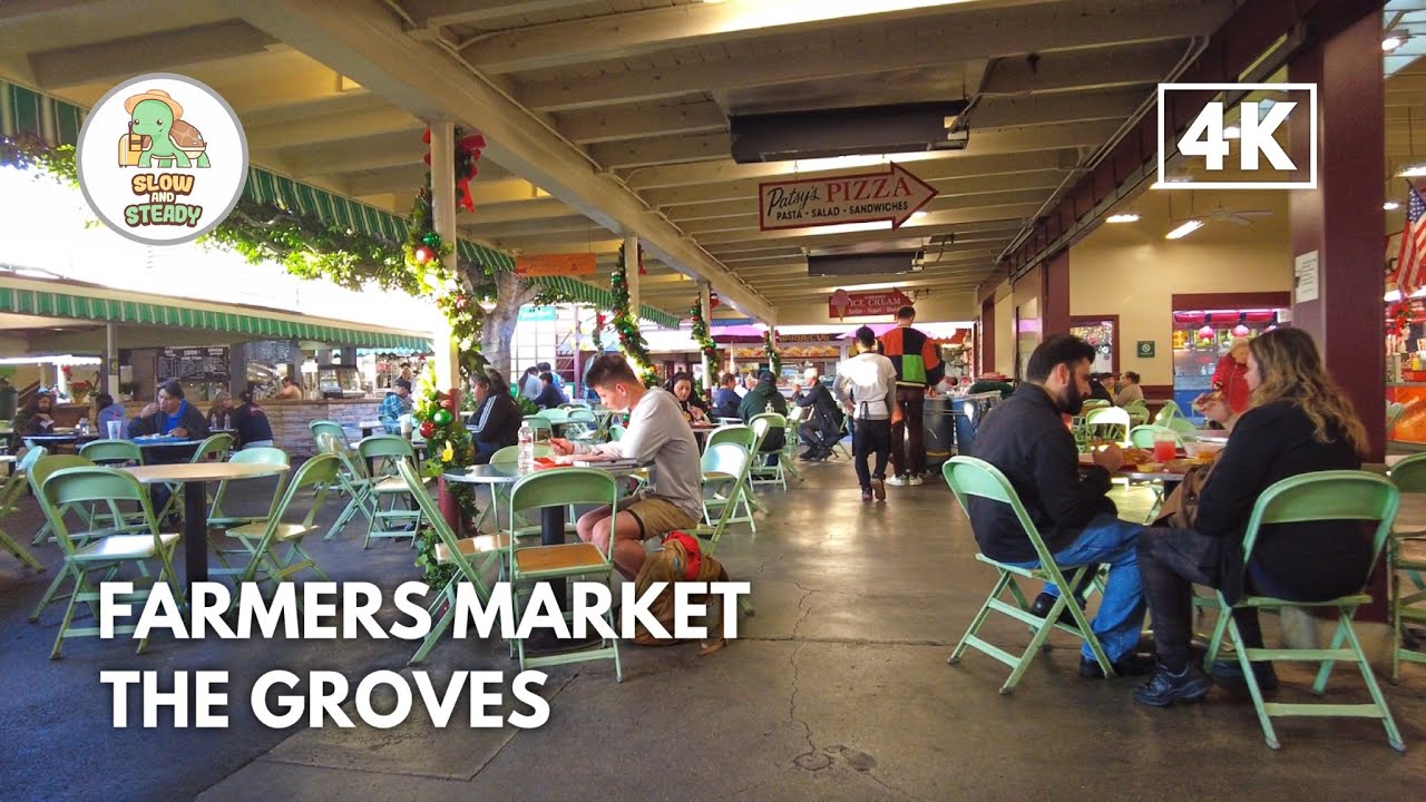 The original Farmers Market, The Groves Beverly Hills | Walking Tour ...