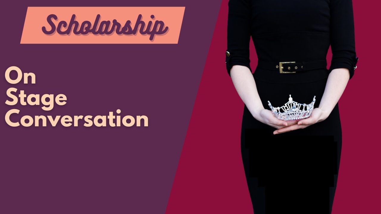 Scholarship - On Stage Conversation (10%) - YouTube