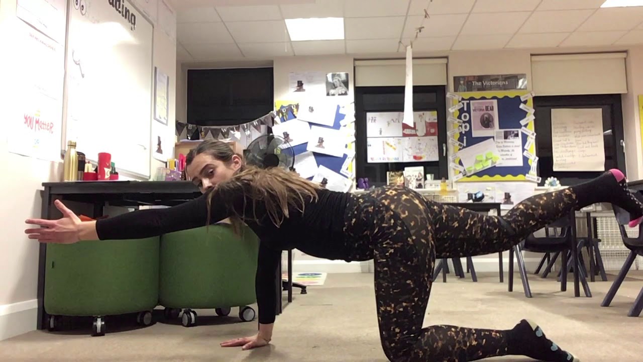 Balancing Cat Pose - For Kids - YouTube