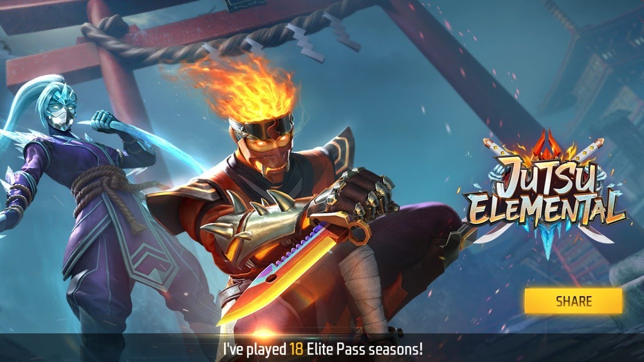 FreeFire Elite Pass October 2022 || jutsu elemental || green lemon BD ...