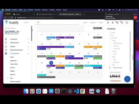 CALENDARIO EN LARAVEL 8, ADMINLTE, VUETIFY-CALENDAR Y VUE (Instalación ...