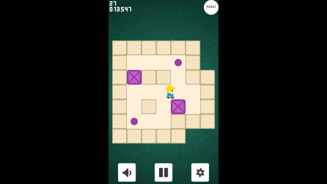 Sokoban Easy A Level 28 - YouTube