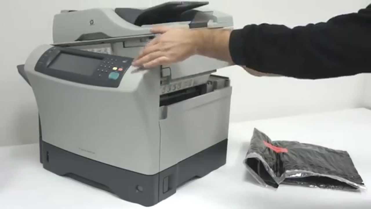 Toner Support for HP LaserJet 4345 - YouTube