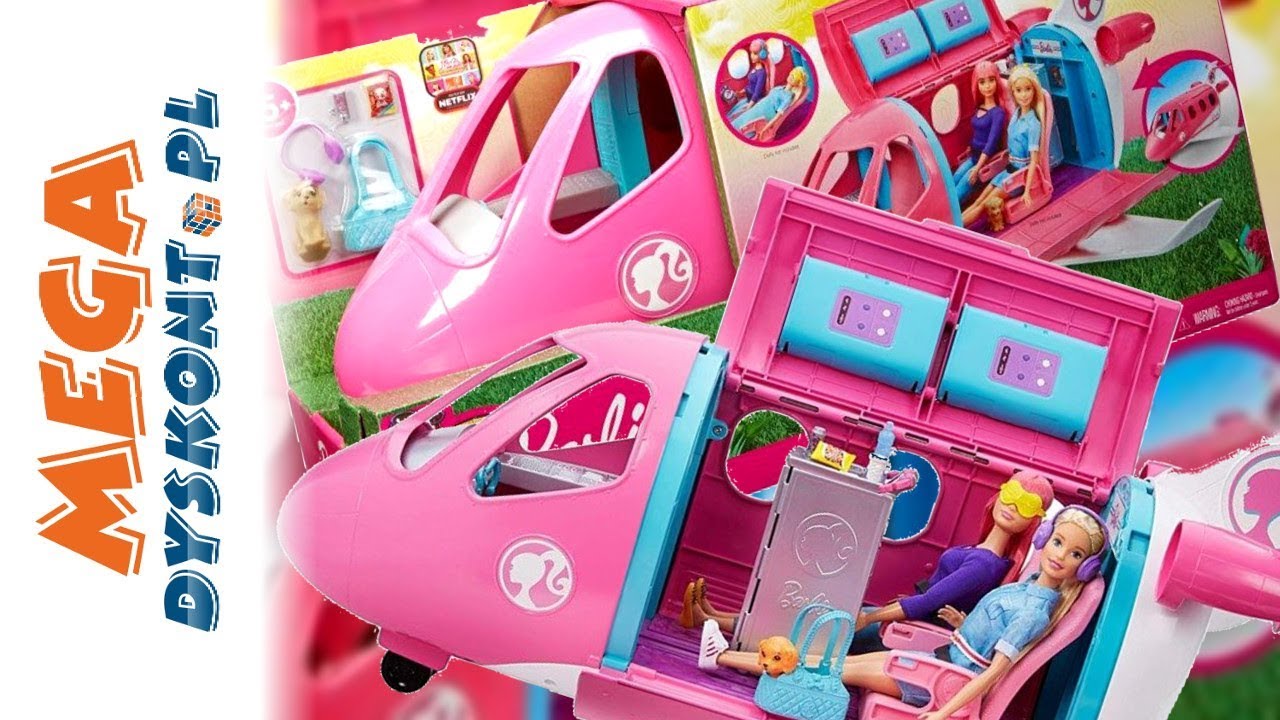 BARBIE SAMOLOT ️ BARBIE DREAMHOUSE ADVENTURES ️ PODRÓŻ MARZEŃ ️ GDG76 ...