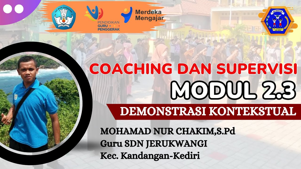 Demonstrasi Kontekstual Modul 2.3 Supervisi & Coaching - YouTube