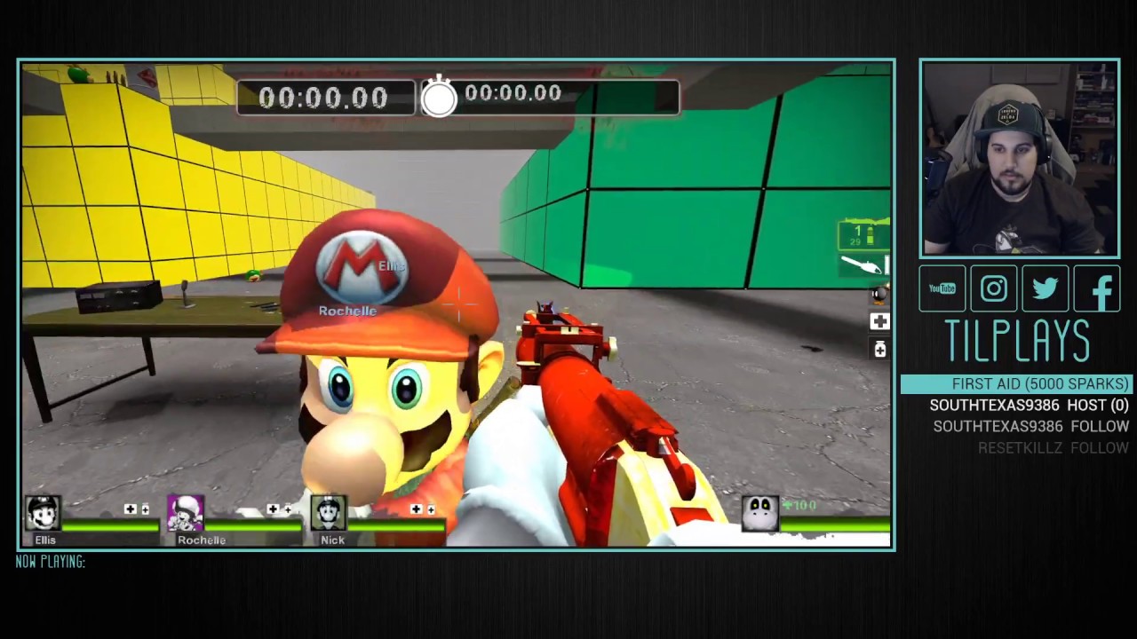 Mario mods and more in Left 4 Dead 2 (Partial stream, 10/13/19, part 2 ...