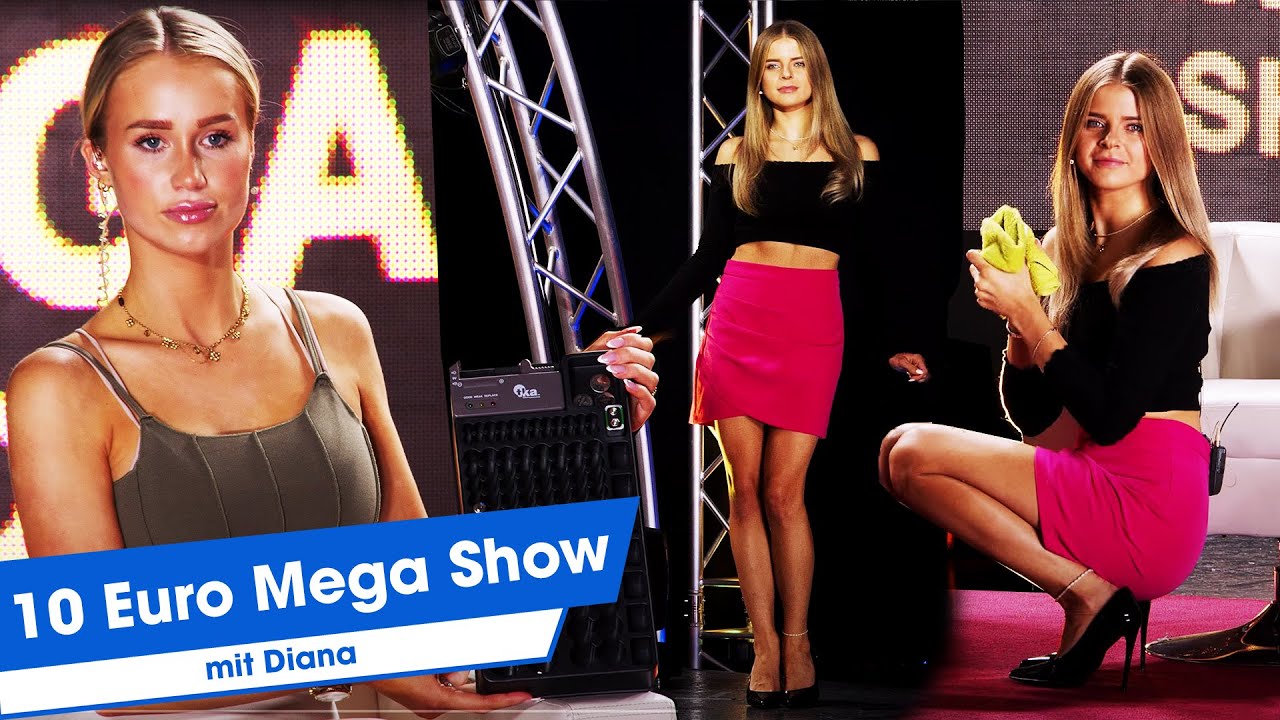 Die legendäre 10 Euro-Mega-Show vom 31. August 2023 mit Diana bei PEARL ...