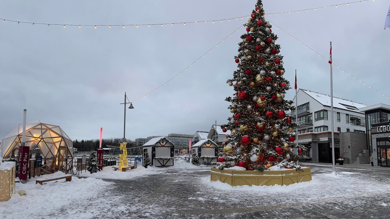 Friday Harbour Holiday Market, Innisfil ON 🇨🇦| Christmas Markets in ...