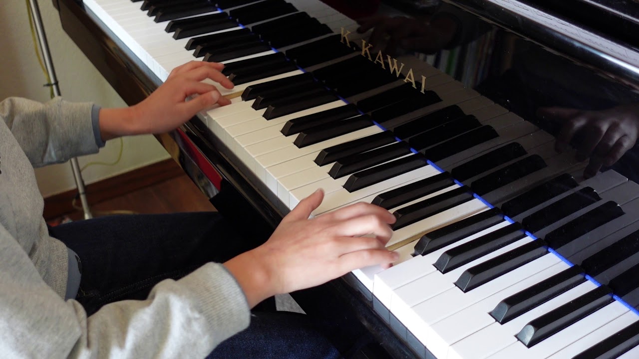 Junior Hanon No.5 practice - YouTube