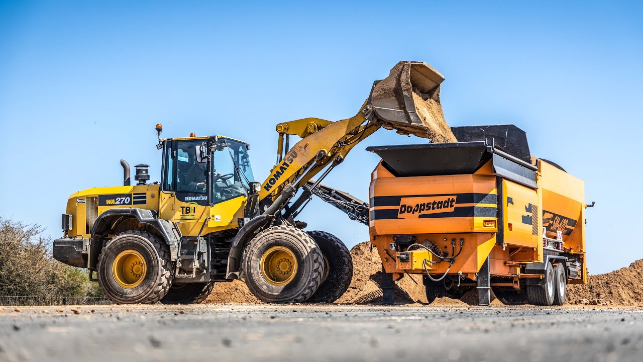 SIEBANLAGE im Einsatz | TBH Tim Bernhart | Transporte | Forst - YouTube