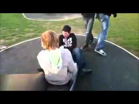 Jackass Dan Slide of pain! - YouTube