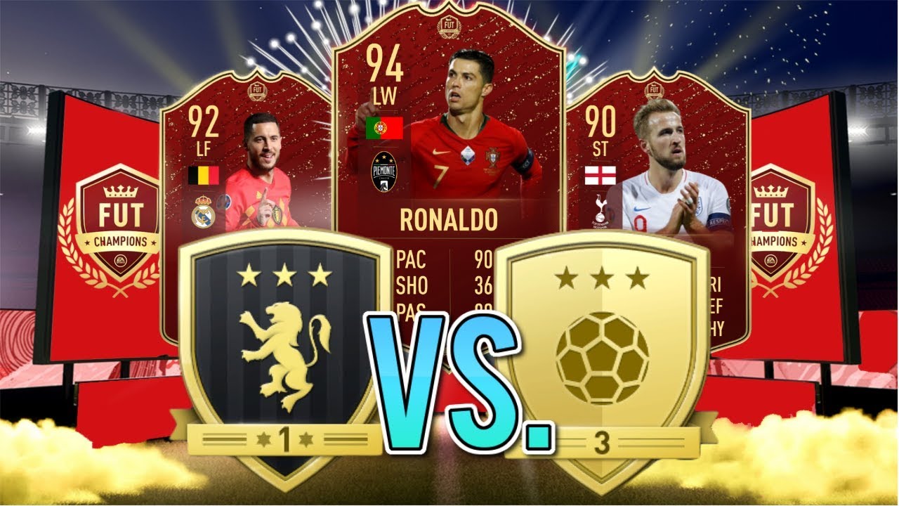 GOLD 1 VS GOLD 3 FUT CHAMPIONS REWARDS! DOUBLE WALKOUT! FIFA 20 ...