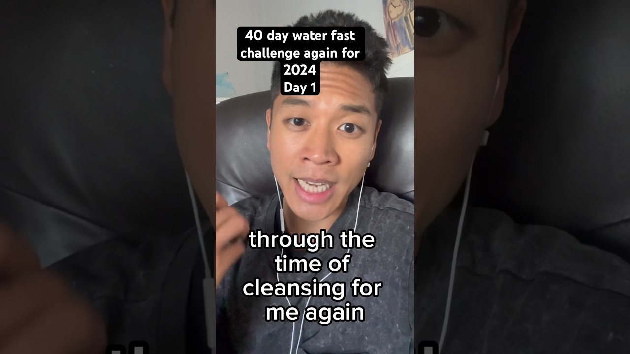 40 day water fast challenge again for 2024 #extendedfasting - YouTube