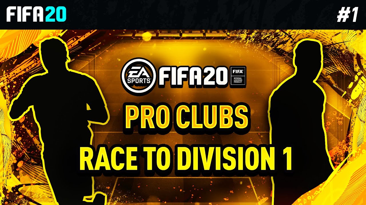 FIFA 20 PRO CLUBS Gameplay | Race to Division 1 | #1 - YouTube