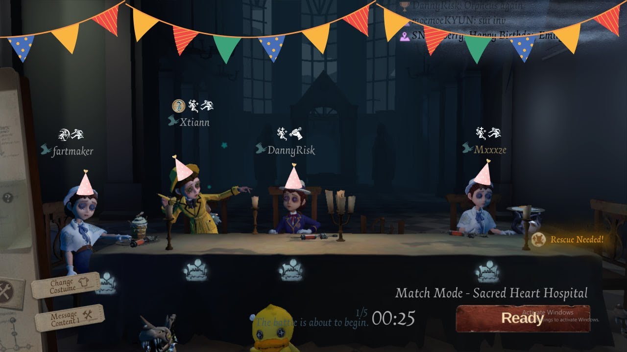 Identity V | HAPPY EMILY DAY + 3 Nightmares Sui | Nurse Gameplay - YouTube