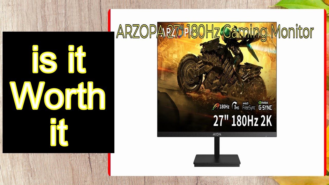 ARZOPA 27 180Hz Gaming Monitor REVIEW – Important Information - YouTube
