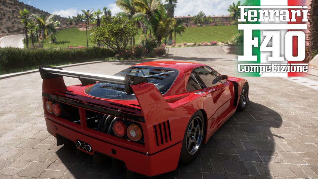 Restoring a Ferrari F40 Competizione 1989 - Forza Horizon 5 - YouTube