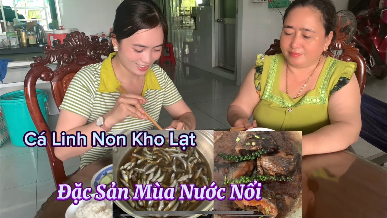 Cá Linh Non Đầu Mùa Đặc Sản Mùa Nước Nổi Miền Tây Sông Nước - YouTube