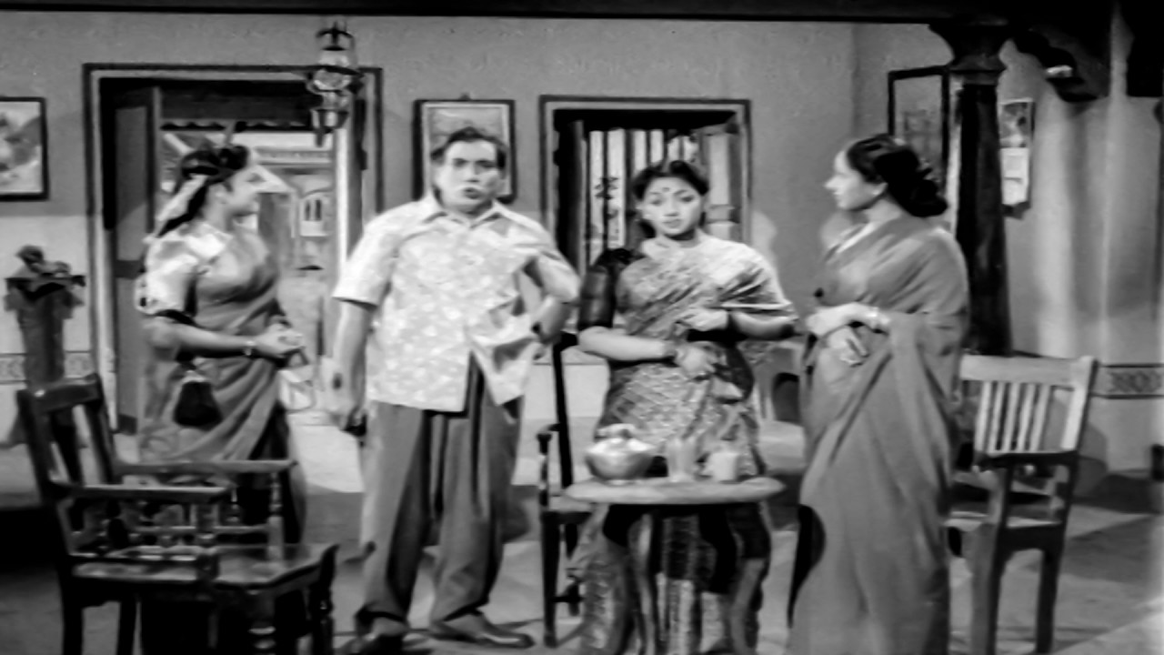 Akkineni Nageswara Rao And Relangi Venkatramaiah Old Movie Scene ...