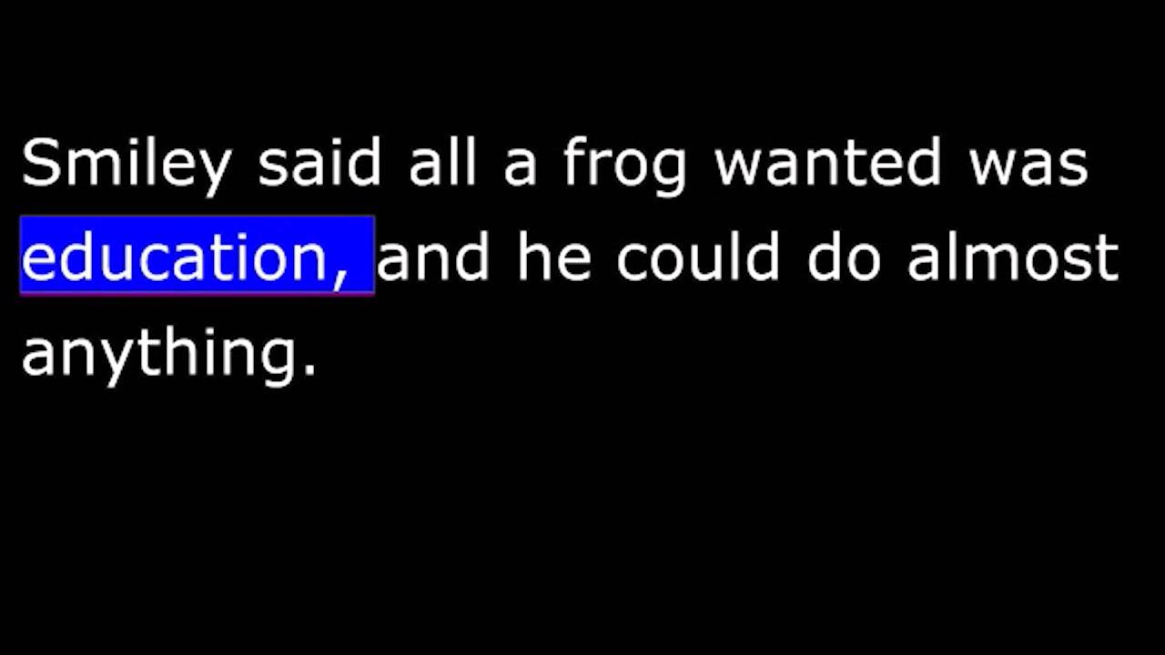 The Celebrated Jumping Frog of Calaveras County - Mark Twain - VOA ...