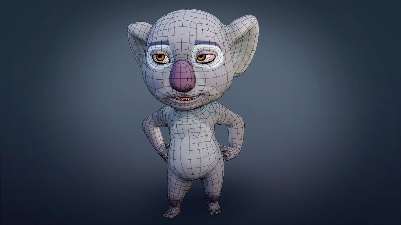 Koala 3d model Rigged Showcase | 2408 - YouTube
