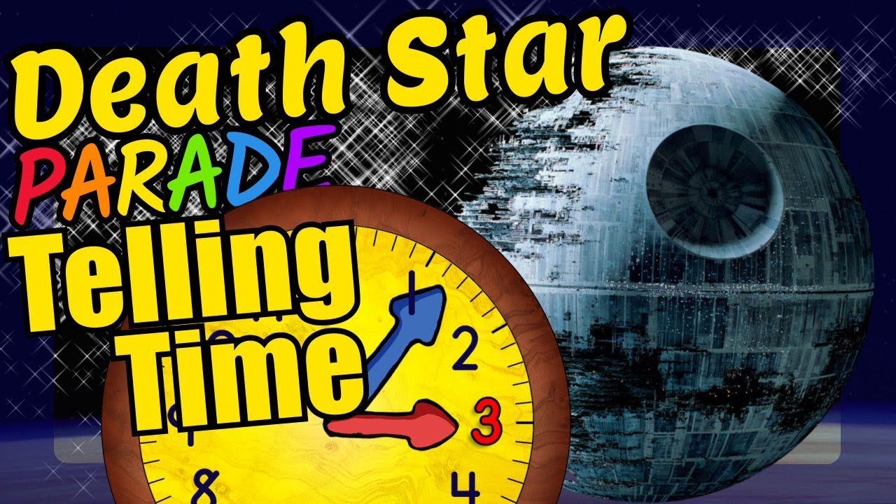Star Wars Death Star Teaching How to Tell Time on a Clock Educational ...