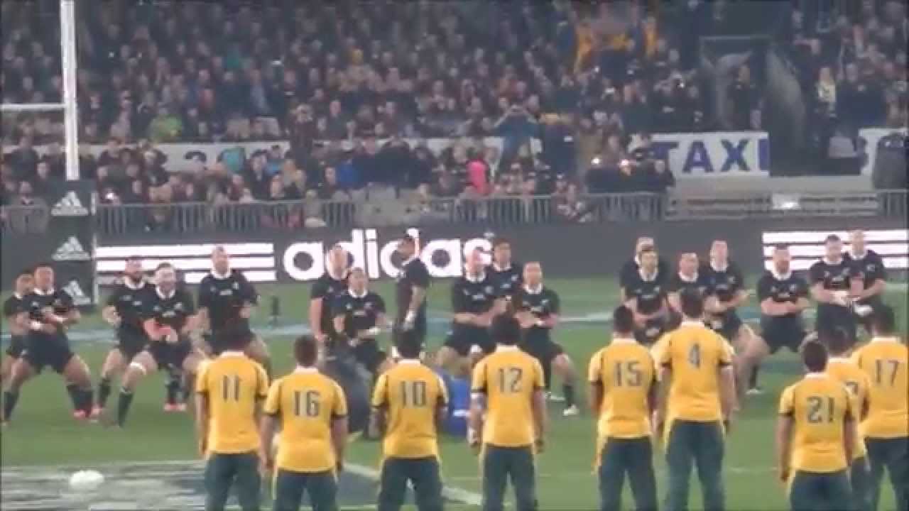 All Blacks vs Australia haka et hymne - YouTube