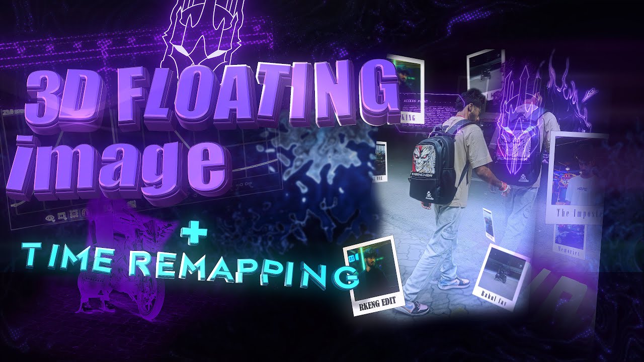3D Floating Card Effect + Time Remapping Tutorial | RKENG FILMING - YouTube